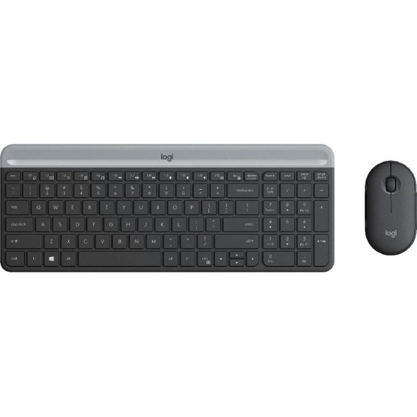 Logitech MK470 Slim Wireless Combo Desktop - MST شركة ميدان الشراع للتجارة